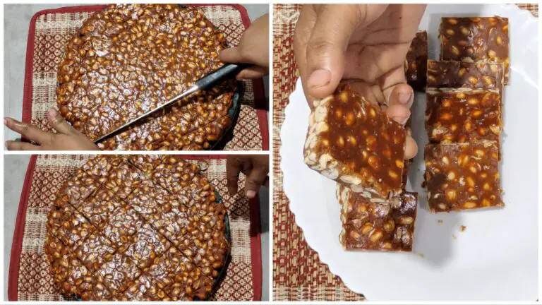 Peanut Chikki Recipe | Peanut Jaggery Chikki | Mitar Cooking