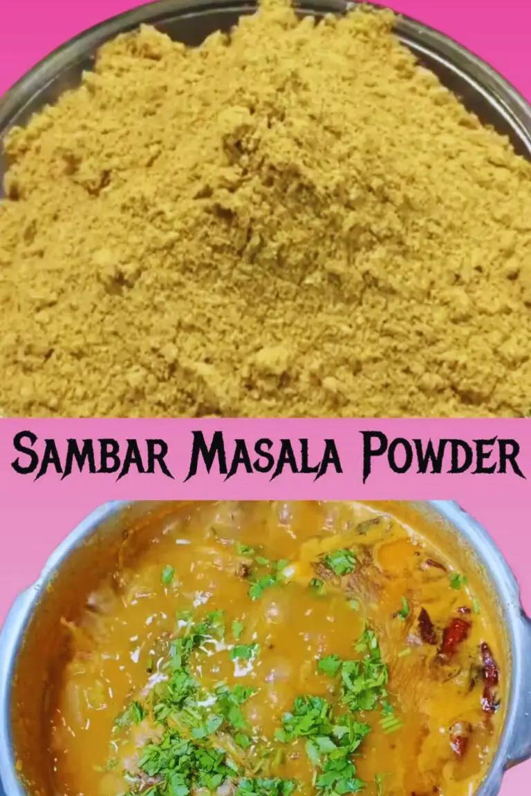 Sambar Masala Powder Recipe | Mitar Cooking